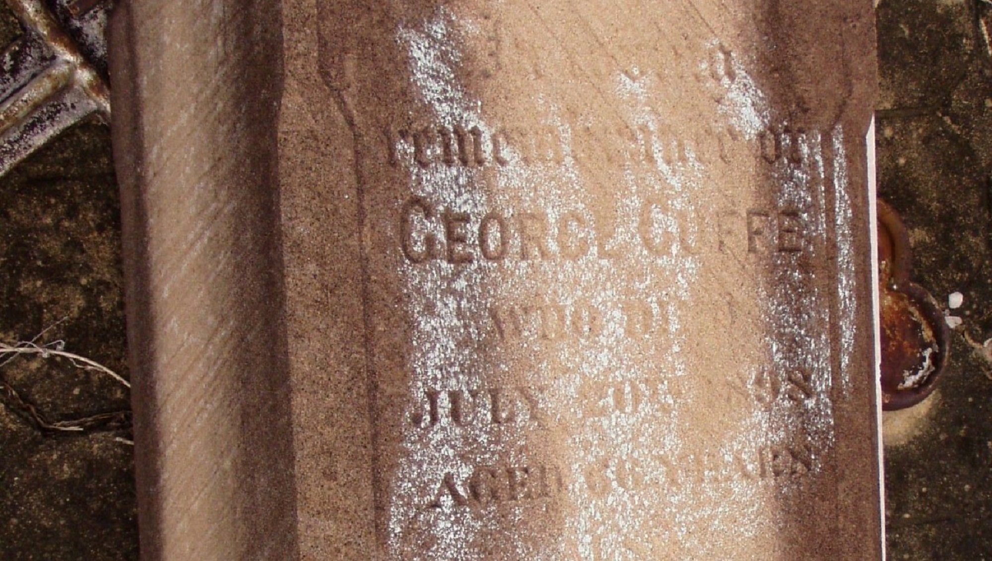 Sad saga of George Cuffe – History Out There